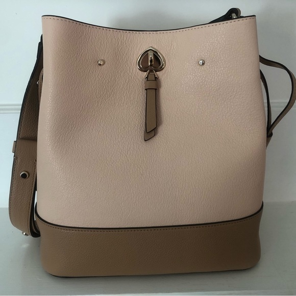 kate spade | Bags | Kate Spade Marti Large Bucket Bag Colorblock Pebble ...